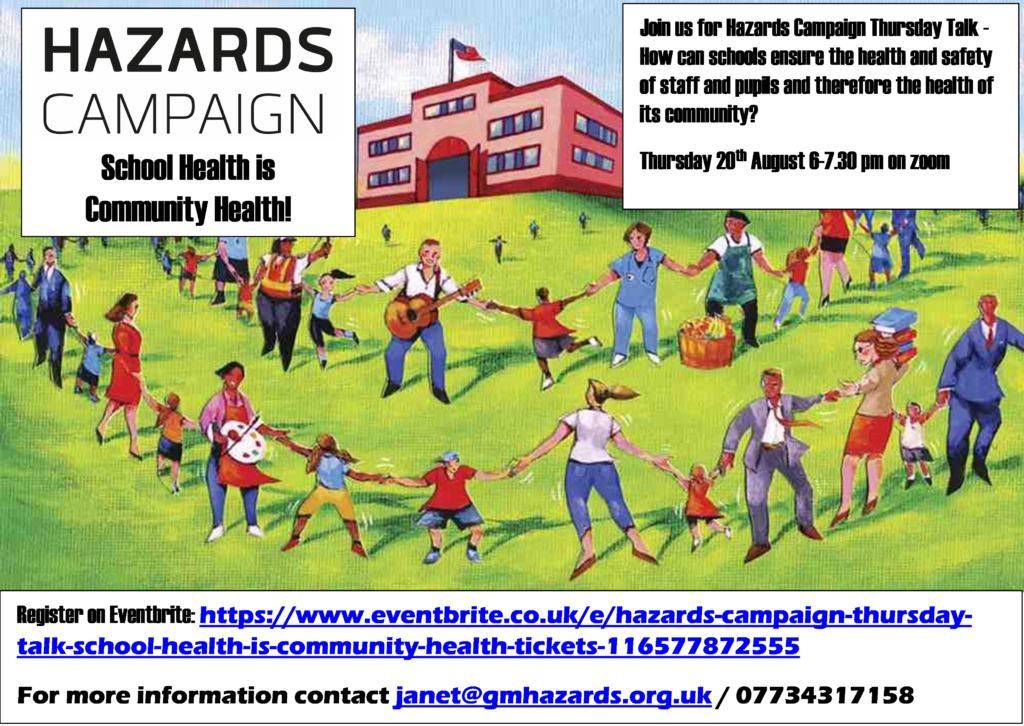 Hazards Campaign Thursday Talk – School Health is Community Health ...
